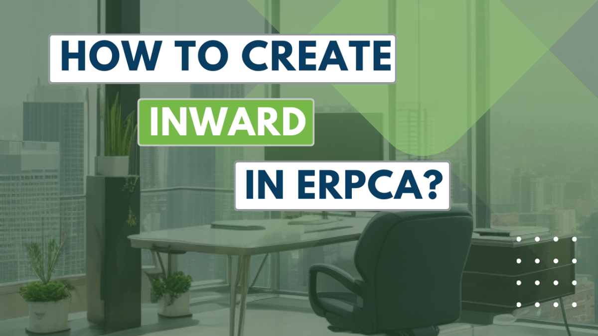 How to create new inward in ERPCA? | ERPCA | Online Practice Management ...